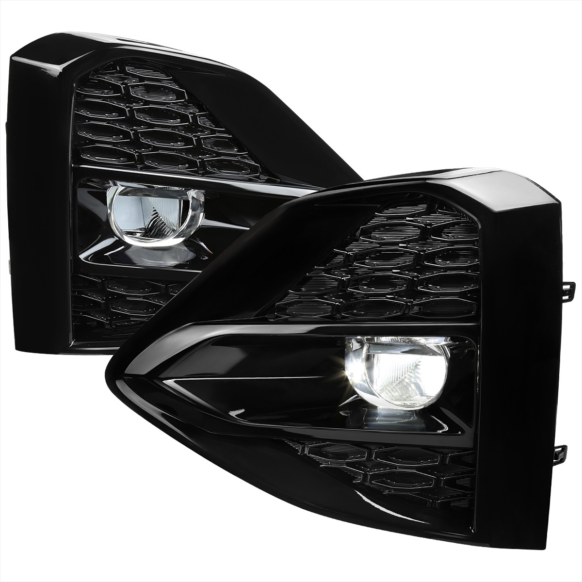 2019-2021 Nissan Maxima LED Fog Lights Kit (Chrome Housing/Clear Lens ...