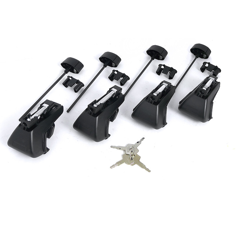 Universal Aluminum Roof Rack Cross Bars w/ 4x Adjustable Clamps - Spec ...