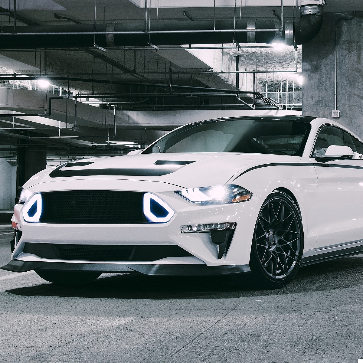 2018-2019 Ford Mustang GT Polypropylene Bumper Lip - Spec-D Tuning