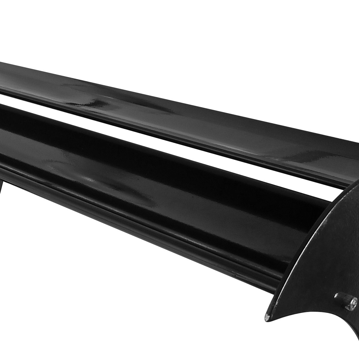 Universal 52" Adjustable Double Deck Black Aluminum Spoiler - Spec-D Tuning