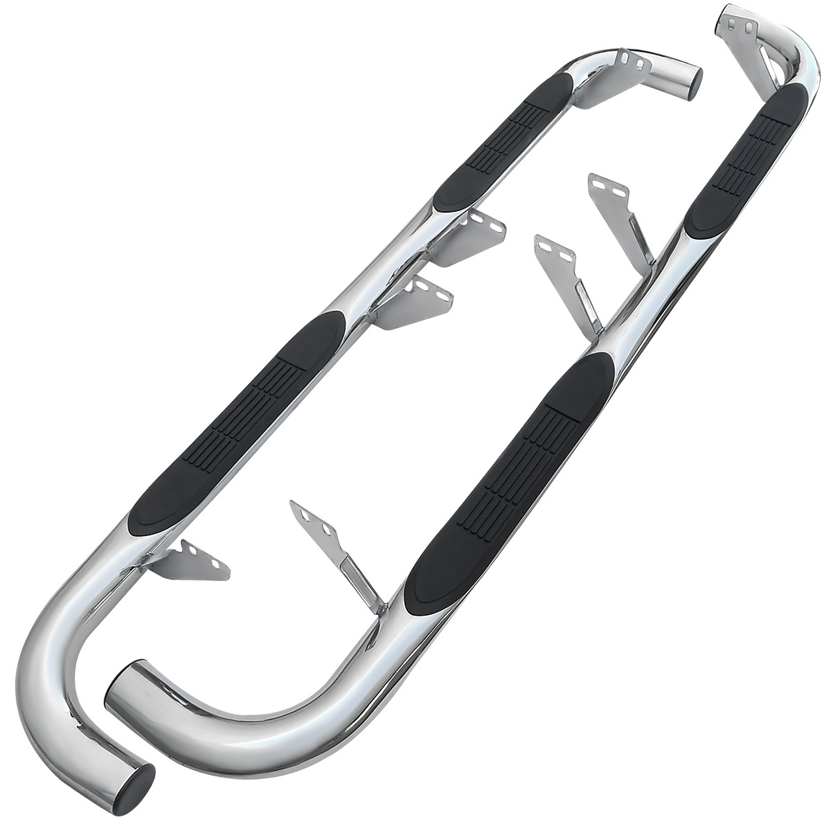 2003-2010 Hummer H2 Chrome Stainless Steel Side Step Nerf Bars - Spec-D ...