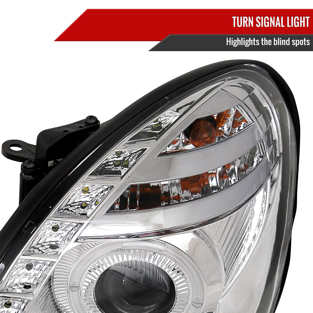 1998-2005 Lexus GS300/GS400/GS430 Halo Projector Headlights w/ SMD LED ...