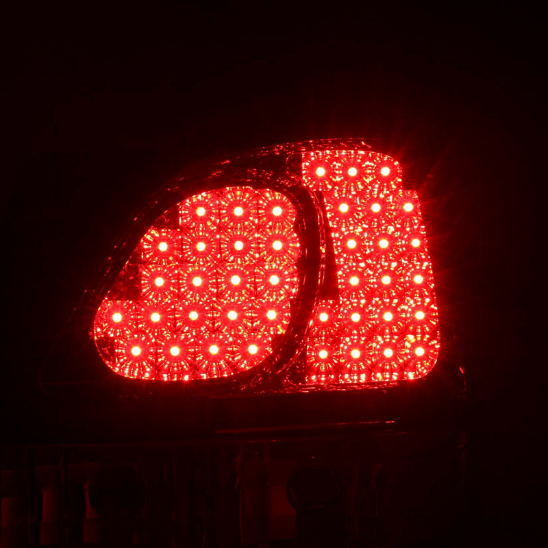 1998-2005 Lexus GS300/GS400/GS430 LED Tail Lights (Chrome Housing/Red ...