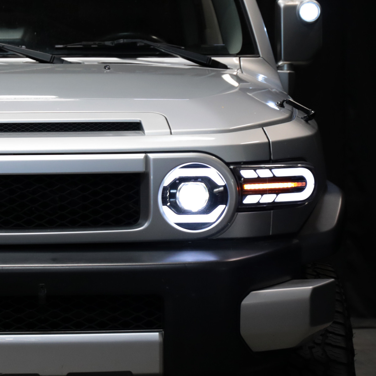 2007-2014 Toyota FJ Cruiser Full LED Projector Headlights with ...