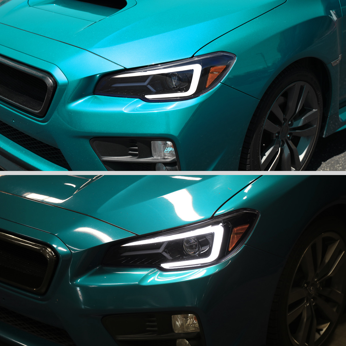 2015-2021 Subaru Impreza WRX/STI LED Bar Sequential Turn Signal (Glossy ...