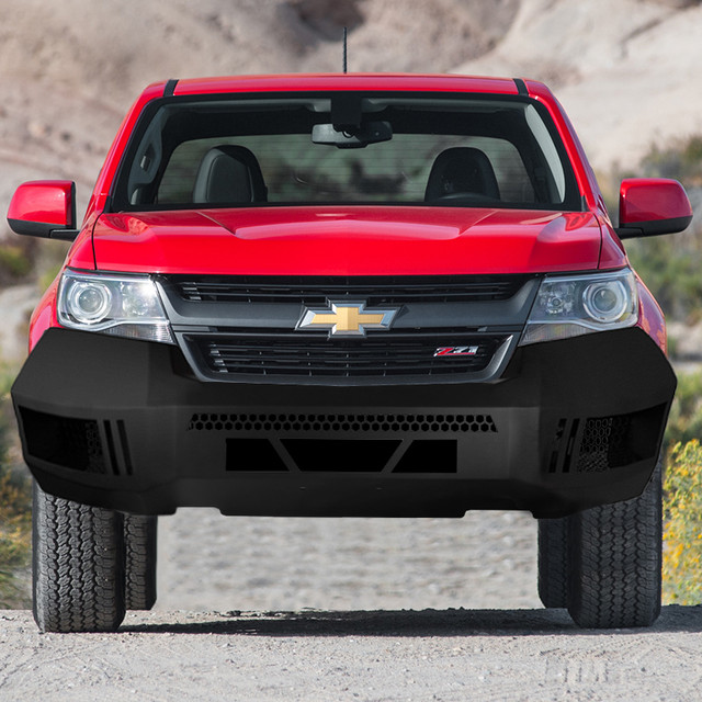 2015-2020 Chevrolet Colorado Black Heavy Durty Steel Front Bumper w ...