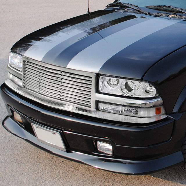 1998-2004 Chevrolet S10 Blazer Dual Halo Projector Headlights w/ Bumper ...