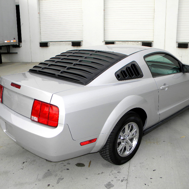 2005-2014 Ford Mustang Coupe Textured Matte Black ABS Vintage Style ...