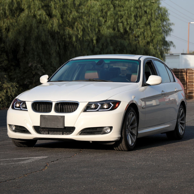 2006-2011 BMW E90 3 Series Sedan 3D Iced LED Dual Projector Headlights ...