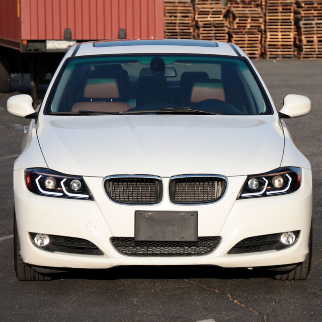 2006-2011 BMW E90 3 Series Sedan 3D Iced LED Dual Projector Headlights ...