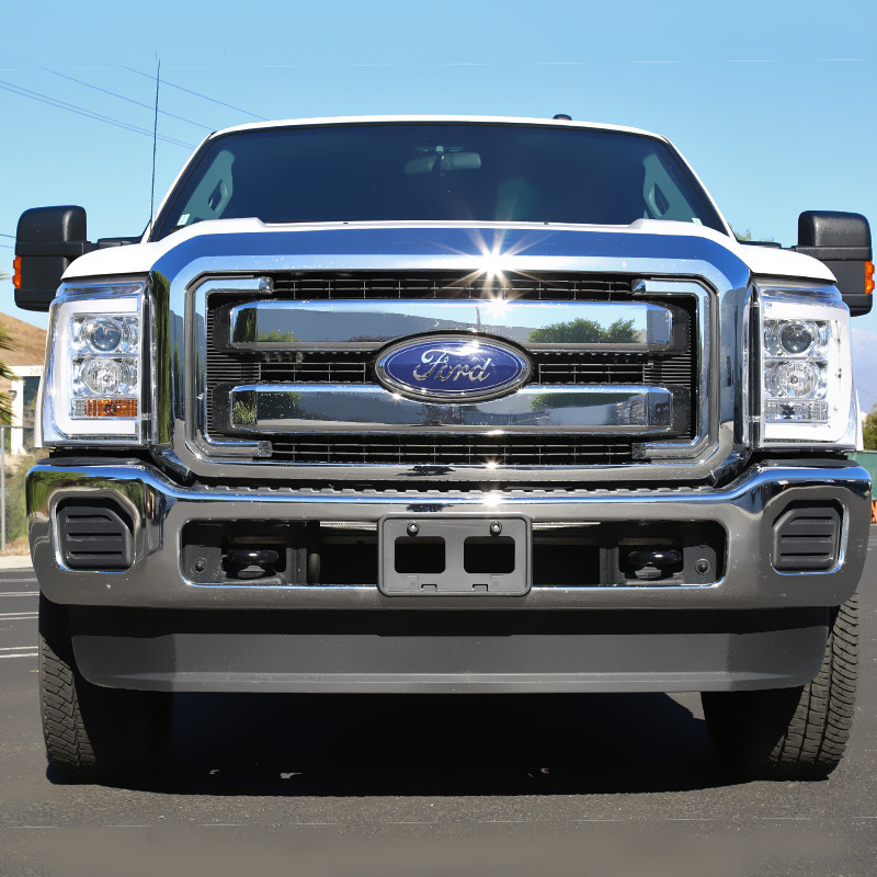 2011-2016 Ford F-250/F-350/F-450/F-550 SuperDuty Chrome ABS Grille ...