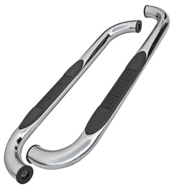 1998-2011 Ford Ranger 2DR Regular Cab 3" Chrome Stainless Steel Side ...