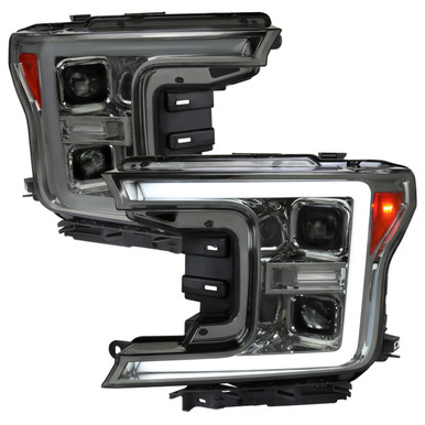 2018-2020 Ford F-150 LED C-Bar Projector Headlights w/ Switchback ...