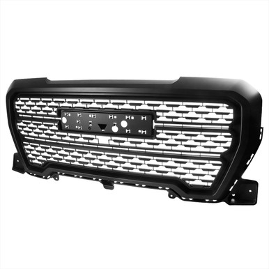 2019-2020 GMC Sierra 1500 Matte Black ABS Denali Style Mesh Grille ...
