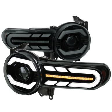 2007-2014 Toyota FJ Cruiser Full LED Projector Headlights with ...