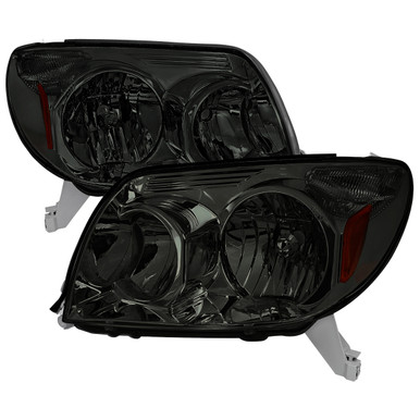 2003-2005 Toyota 4Runner Factory Style Headlights (Chrome Housing/Smoke ...
