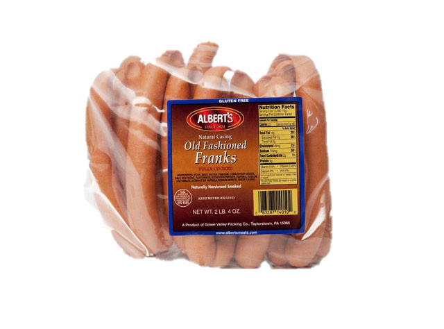 Albert's Old Fashioned Franks (5 Lb. Avg) | Robert Wholey Company