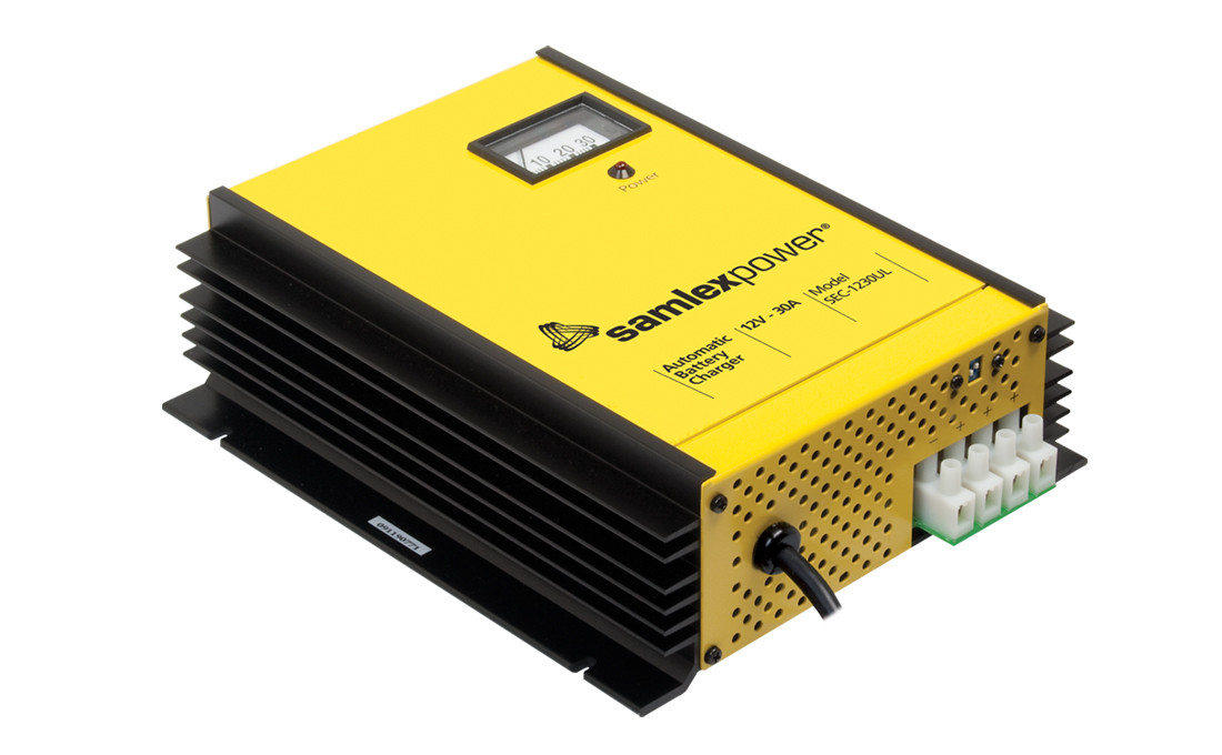 Samlex SEC-1230UL 12 Volt, 30 Amp Battery Charger