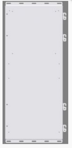 Magnum Energy BP‑S Single Backplate for Mini Magnum Panel – Steel ...