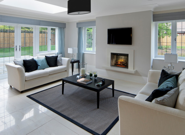 NEW! Dimplex Revillusion® 36" Portrait Built-In Firebox Weathered ...