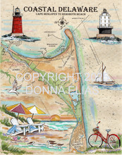 Charting Coastal Delaware by Donna Elias