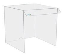 TrippNT Clear Acrylic Lab Equipment Draft Shield, Medium | M2 Scientifics