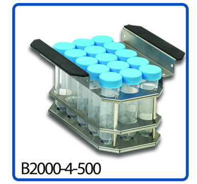 Benchmark Scientific B2000-4-T500 Water Bath Tube Rack, 15 x 50 ml