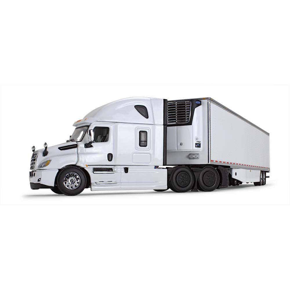 White/White Freightliner 2018 Cascadia High-Roof Sleeper & 53' Utility ...
