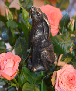 Moon Gazing Hare Cane Topper - Kinsman Garden Company
