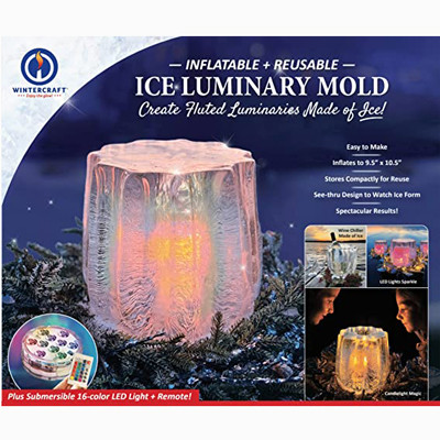 Inflatable Fluted Ice Liminary Mold