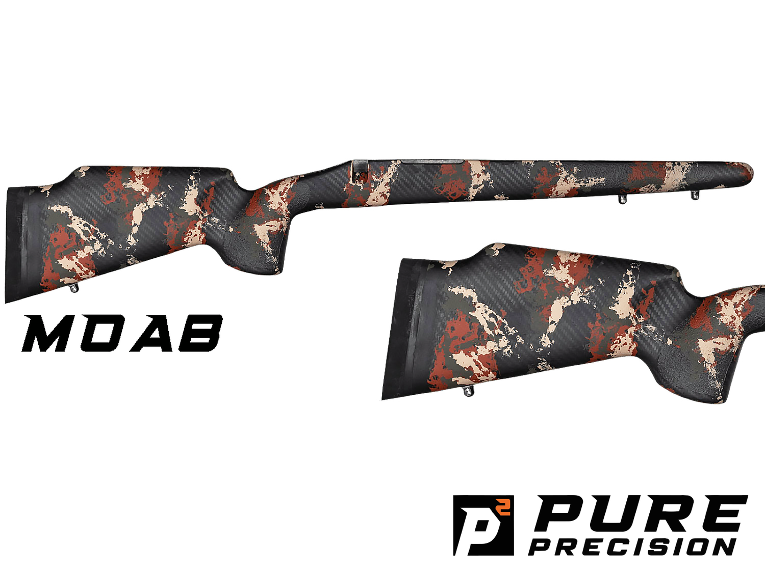 Pure Precision Altitude | Carbon Stock for Tikka T3/T3X | Red Hawk Rifles