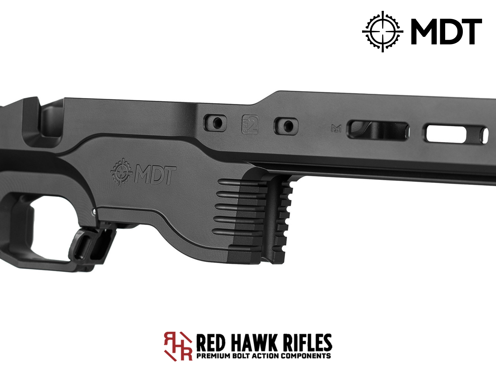 MDT ACC Chassis Premier Gen 2 | Remington 700 Short Action | Red Hawk ...