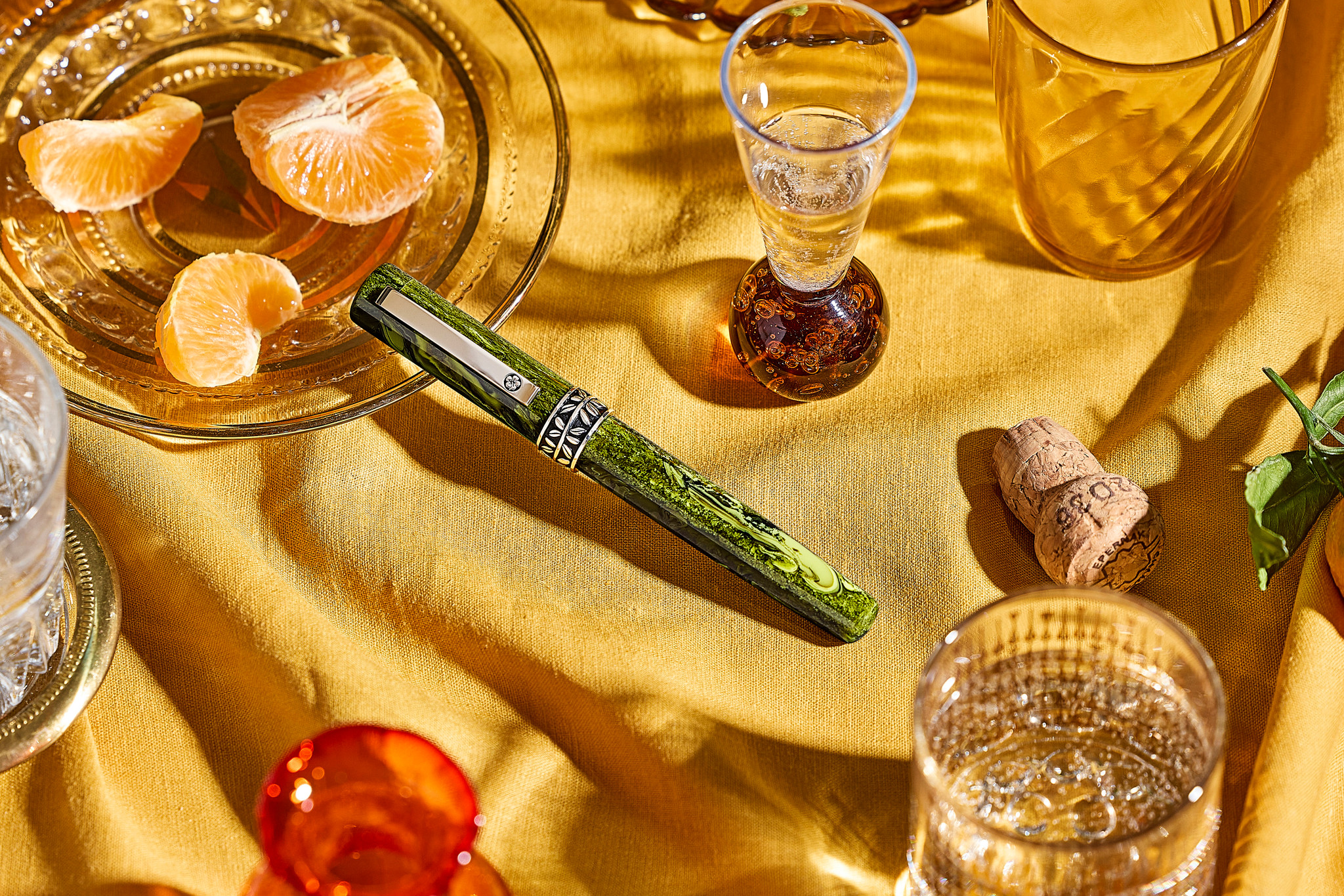 Papakōlea Maile Lei Fountain Pen - Kanilea Pen Co.