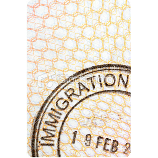 Personalised Luggage Tag - Immigration