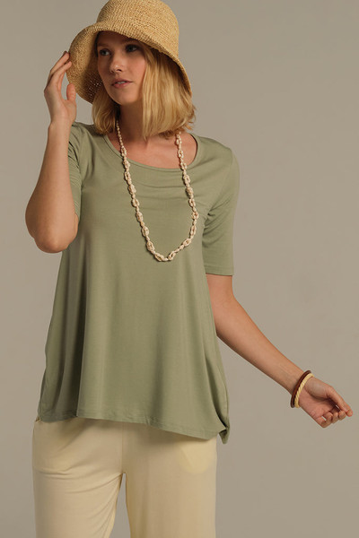 Bamboo Body Carter Tunic - Sage (EC185-Sage)