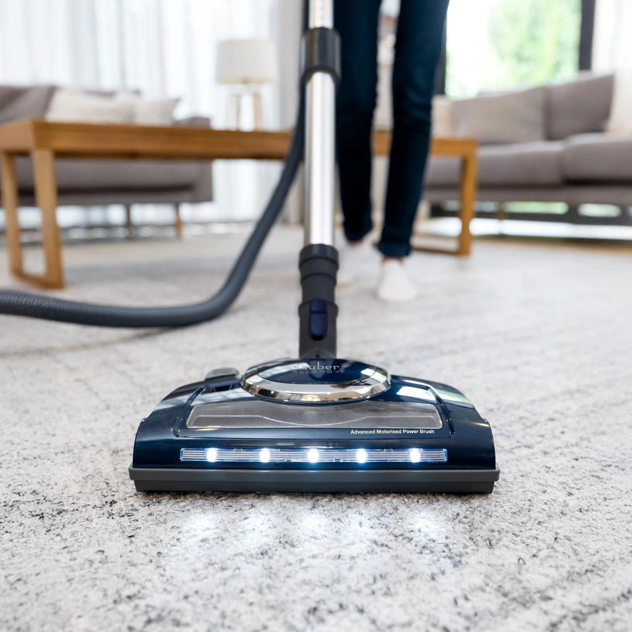 Sauber Allergy 7000 PH Bagged Vacuum Cleaner With Deep Cleaning Powerhead
