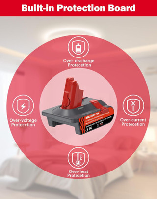 Milwaukee M18 To Dyson V6 V7 V8 & DC58 DC59 Battery Converter / Adapter