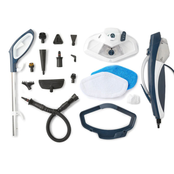 Wertheim Dual Steam Plus 2-in-1 Steam Mop Floor & Handheld Cleaner with ...