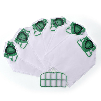 6 X Vacuum Bags and Filter For Vorwerk Kobold VK200
