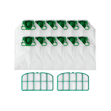 Vacuum bags and filter for Vorwerk Kobold VK200