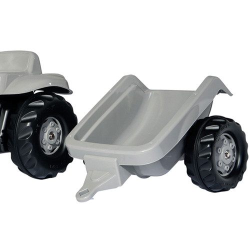 Little Grey Fergie Ride On Kids Pedal Tractor Set - Kids Tractors UK