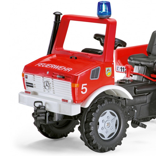Kids Red Fire Engine Pedal Tractor with Gears - Kids Tractors UK