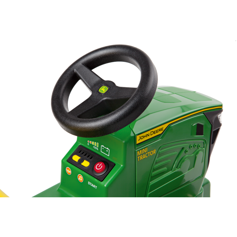 6v John Deere Compact Motorized Sit-on Tractor Toy - Kids Tractors UK