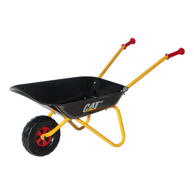 Kids Official CAT Caterpillar Wheelbarrow Roleplay Toy - Kids Tractors UK