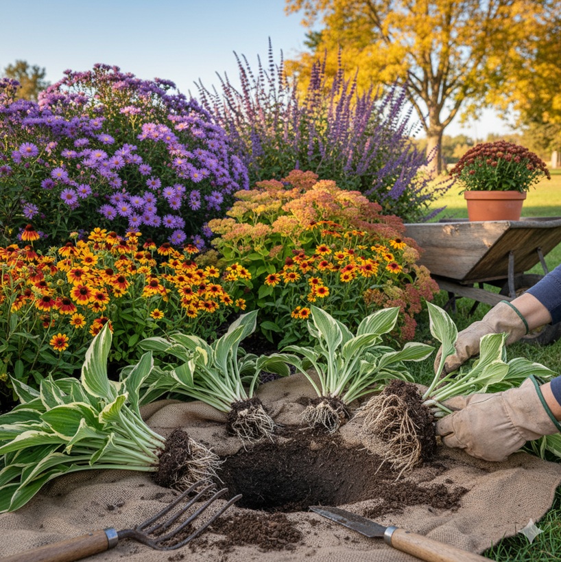 Fall Gardening: Dividing Perennials and Planting for Late-Season Color ...