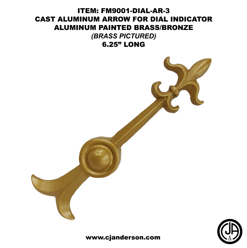 Dial Indicator Cast Floor Arrow