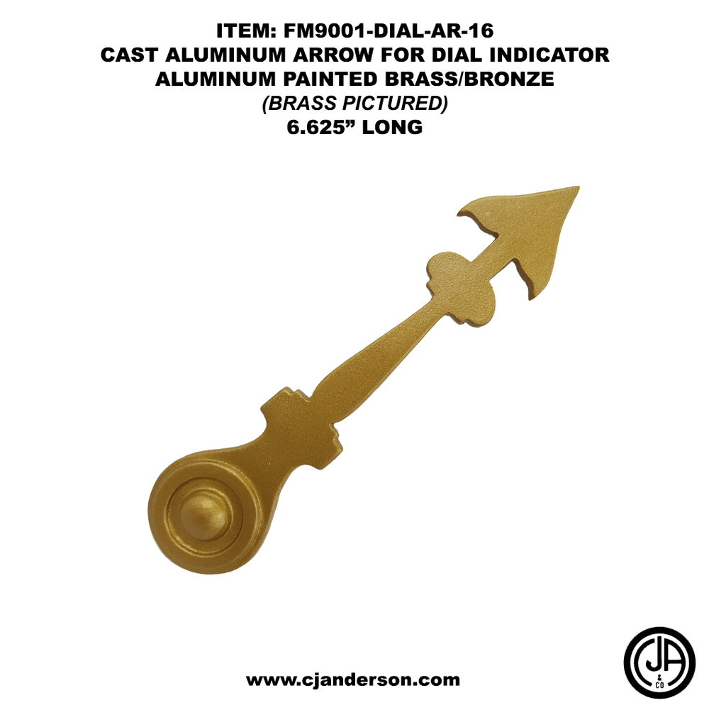 Dial Indicator Cast Floor Arrow
