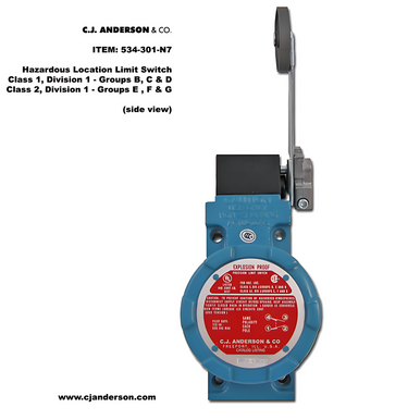 Limit Switch (1 Normally Open - 1 Normally Closed Contact)