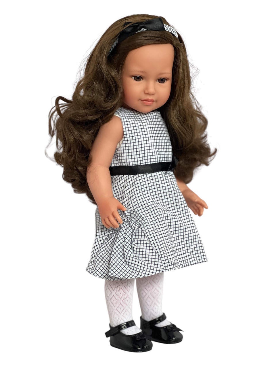 Meet Gabriella: The 18-Inch All-Vinyl Fashion Girl Doll with Long Brown ...