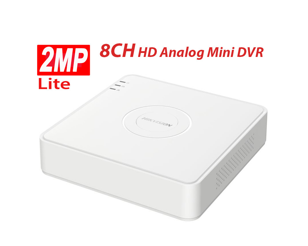 Hikvision 8CH 2MP Lite Hybrid Mini DVR DS-7108HGHI-M1 -8 Channels ...